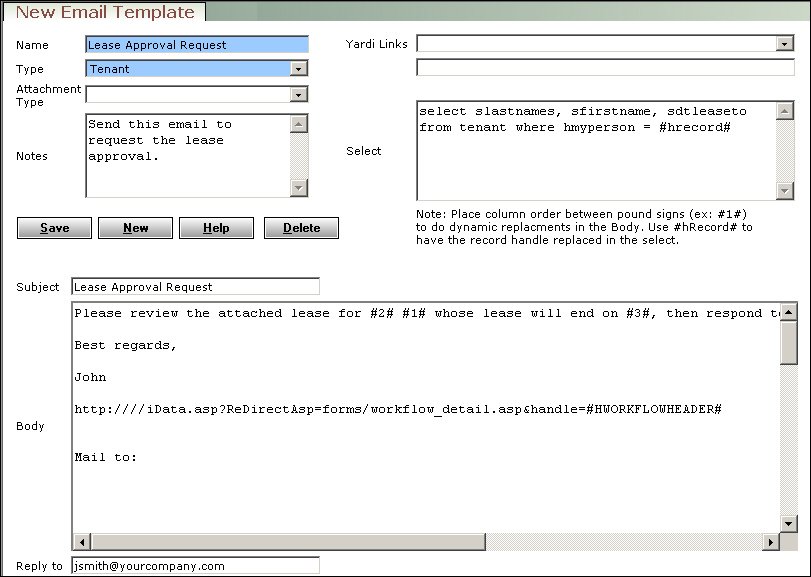 E mail Templates